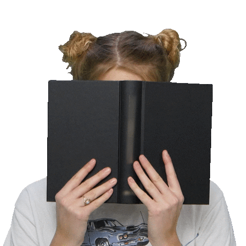 Book Read Sticker by funk for iOS & Android | GIPHY