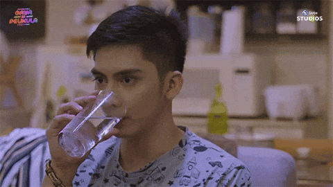Shocked Drink Water GIF by Globe Studios - Find & Share on GIPHY