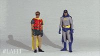 Batman And Robin Dancing Gif
