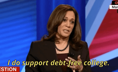 I Support Debt Free College GIFs - Get the best GIF on GIPHY