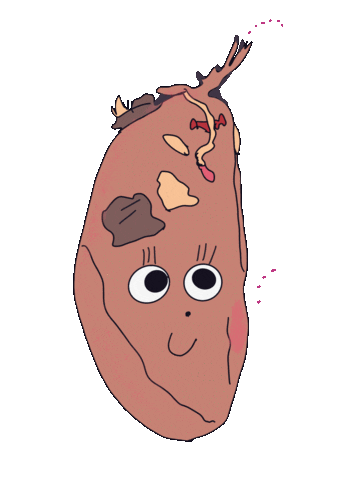 Sweet Potato Cooking Sticker by deinechristine for iOS & Android | GIPHY