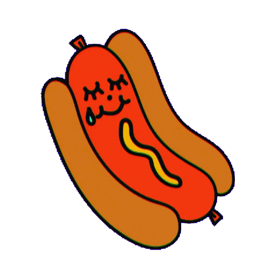 Sad Hot Dog Sticker by FUN WITH FRIDAY for iOS & Android | GIPHY
