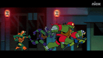 Run Running GIF by Teenage Mutant Ninja Turtles - Find & Share on GIPHY