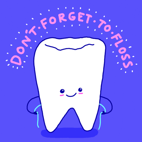 Flossing Teeth GIFs - Get the best GIF on GIPHY
