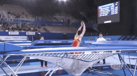 Bounce Trampoline GIF by FIG Gymnastics - Find & Share on GIPHY