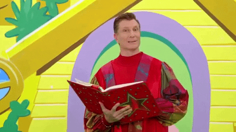 Book Read GIF by The Wiggles - Find & Share on GIPHY