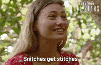 Snitches Get Stitches Gif