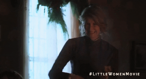 Laura Dern Toss GIF by LittleWomen - Find & Share on GIPHY