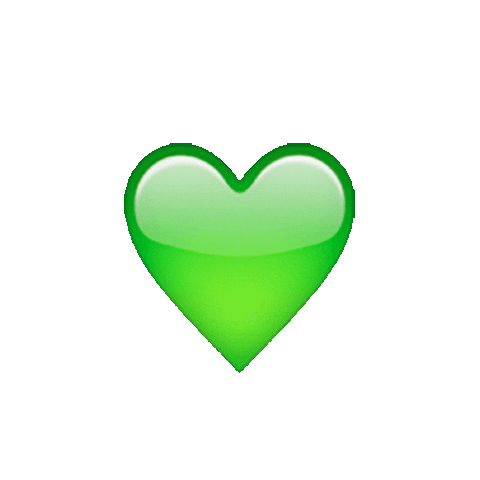 Green Heart Sticker by True Botanicals for iOS & Android | GIPHY
