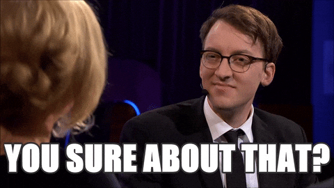 Doubt Skepticism GIF by NRK P3 - Find & Share on GIPHY