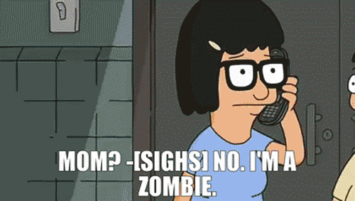 Tina Belcher Zombies GIFs - Get the best GIF on GIPHY