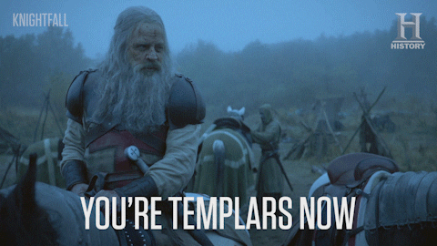 Mark Hamill Knights GIF by HISTORY UK - Find & Share on GIPHY