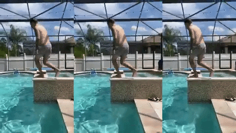 Jump In Pool GIF by Ryan Cabrera - Find & Share on GIPHY