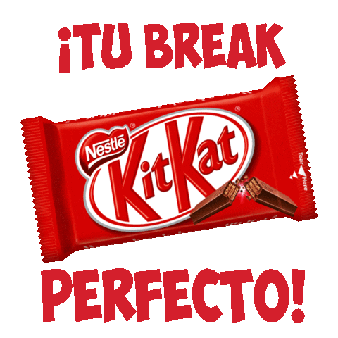 Chocolate Break Sticker by KITKAT Centroamerica for iOS & Android | GIPHY