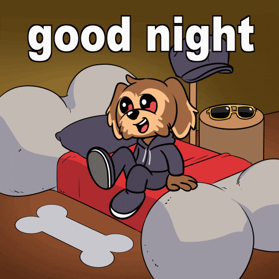 Good Night Dog GIFs - Find & Share on GIPHY