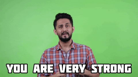 You Are Strong GIF by Digital Pratik - Find & Share on GIPHY
