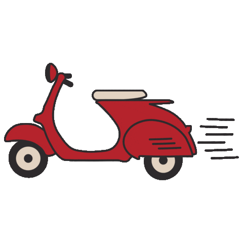 Delivery Scooter Clipart