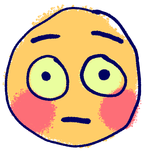 Blushing Smiley Animated Gif