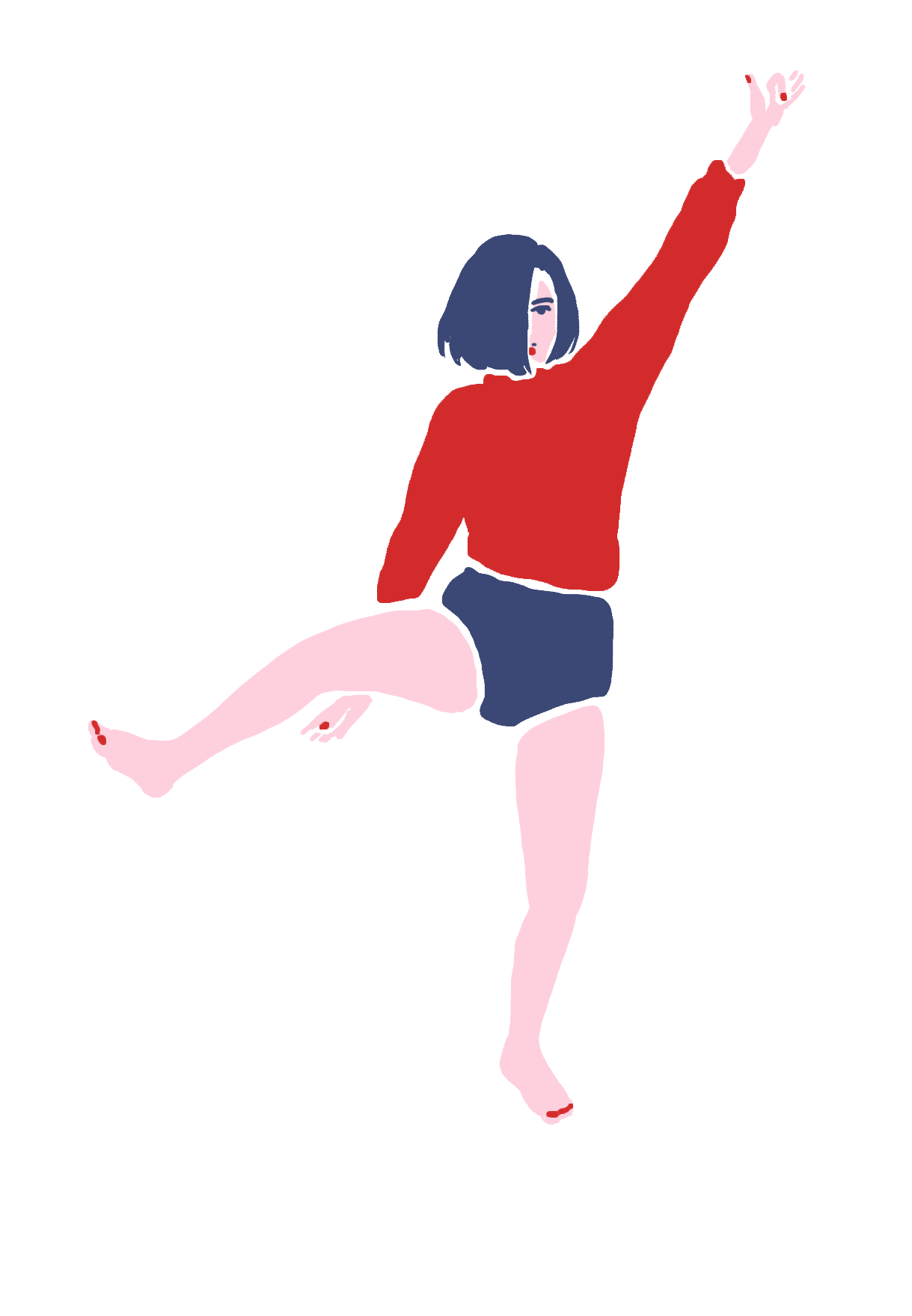 Happy Dance Sticker by HOTZIPANG Inc. for iOS & Android | GIPHY