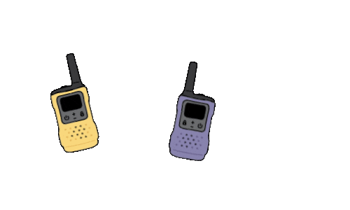 Walkie Talkie Sticker by Universal Music MY for iOS & Android | GIPHY