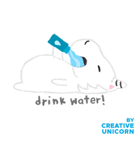 Drinking Water Animated Gif