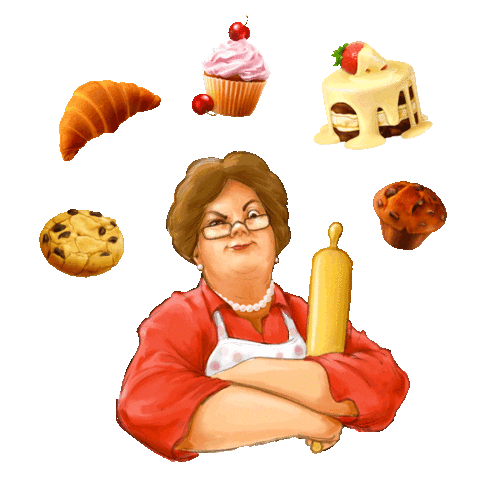 Bakery Patisserie Sticker by Nonna Anita for iOS & Android | GIPHY