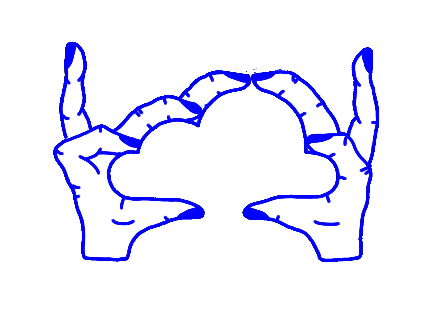 Hands Finger Sticker by cloudthinkn for iOS & Android | GIPHY