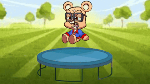 Trampoline Geanimeerde Gif GIF Jump Animated GIF On GIFER