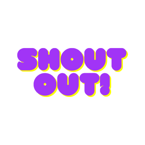 Shout Out Sharing Sticker by ZONKT® for iOS & Android | GIPHY