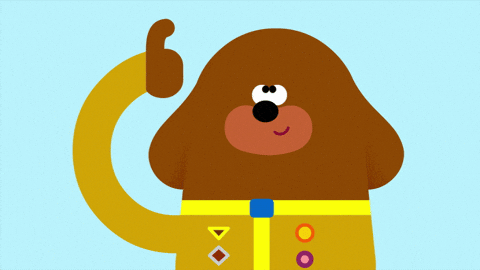 thinking, think, hey duggee, heyduggee – GIF