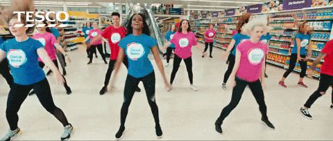 Dance Dancing GIF by Tesco - Find & Share on GIPHY