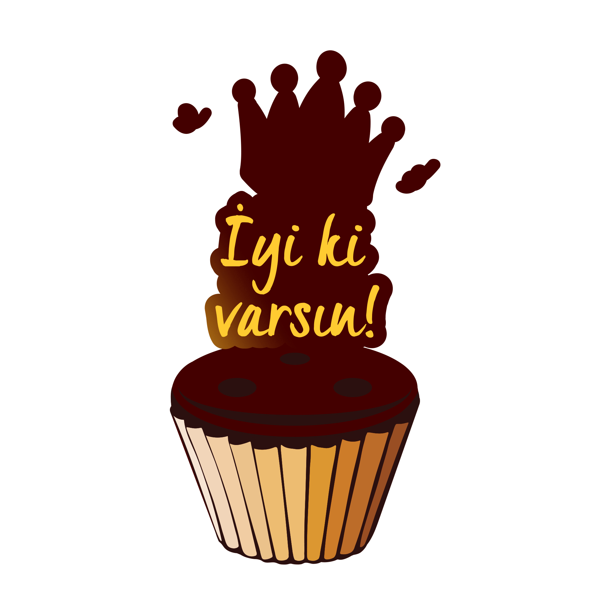 Happy Chocolate Sticker by MutlulukDeninceAkla for iOS & Android | GIPHY
