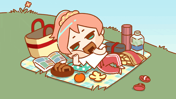 Picnic-girl GIFs - Get the best GIF on GIPHY