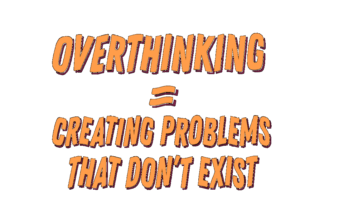 Problems Overthinking Sticker by Our Grandfather Story for iOS ...