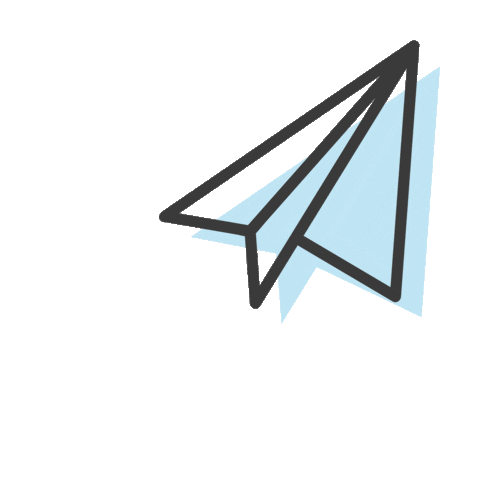 Paper Airplane Flying Gif