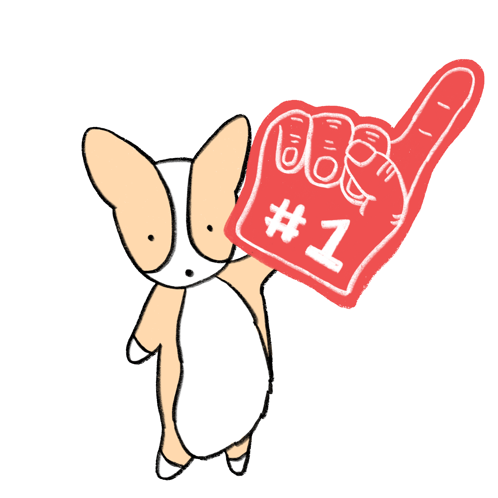 Number 1 Fan Sticker for iOS & Android | GIPHY