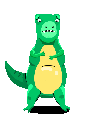 Dinosaur Screaming Sticker by GIPHY Studios Originals for iOS & Android ...
