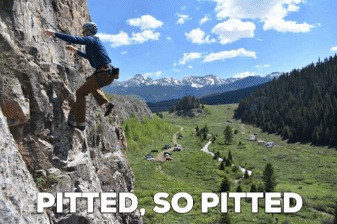 My brother's first lead whipper : climbing