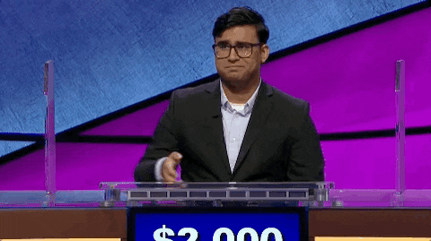 Contestants GIF by Jeopardy! - Find & Share on GIPHY