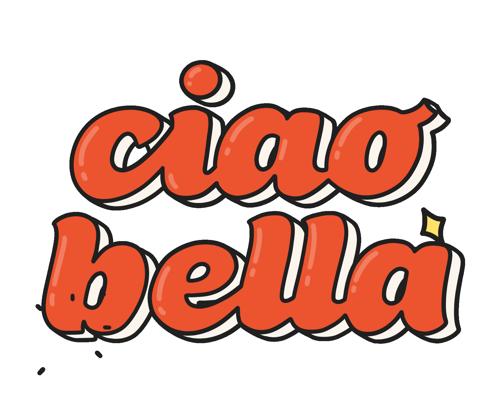 Ciao Bella Love Sticker by Nora Fikse for iOS & Android | GIPHY