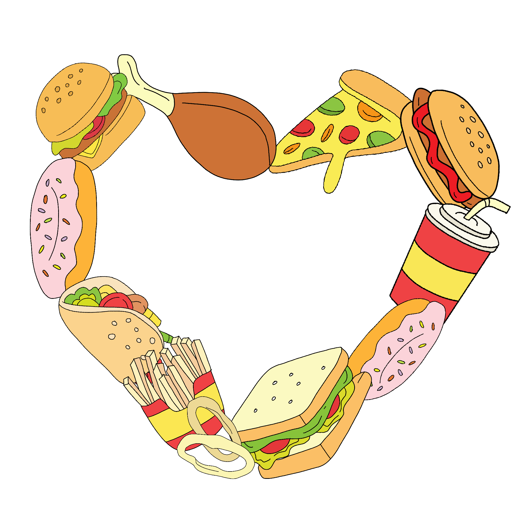 Heart Pizza Sticker by Lieblings-Stück for iOS & Android | GIPHY