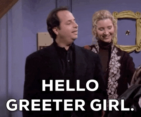 Hello-greeter-girl GIFs - Get the best GIF on GIPHY