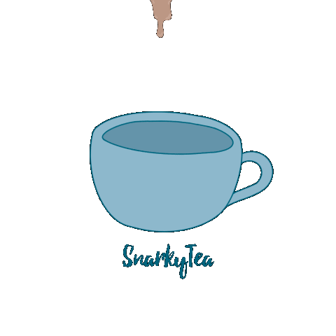 Pour Over Tea Cup Sticker by Snarky Tea for iOS & Android | GIPHY