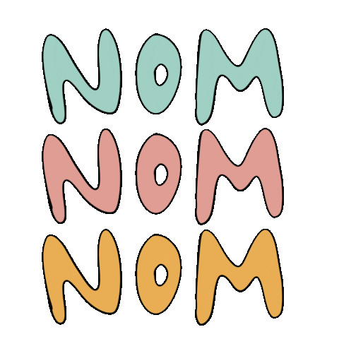 Nom Nom Nom Sticker for iOS & Android | GIPHY