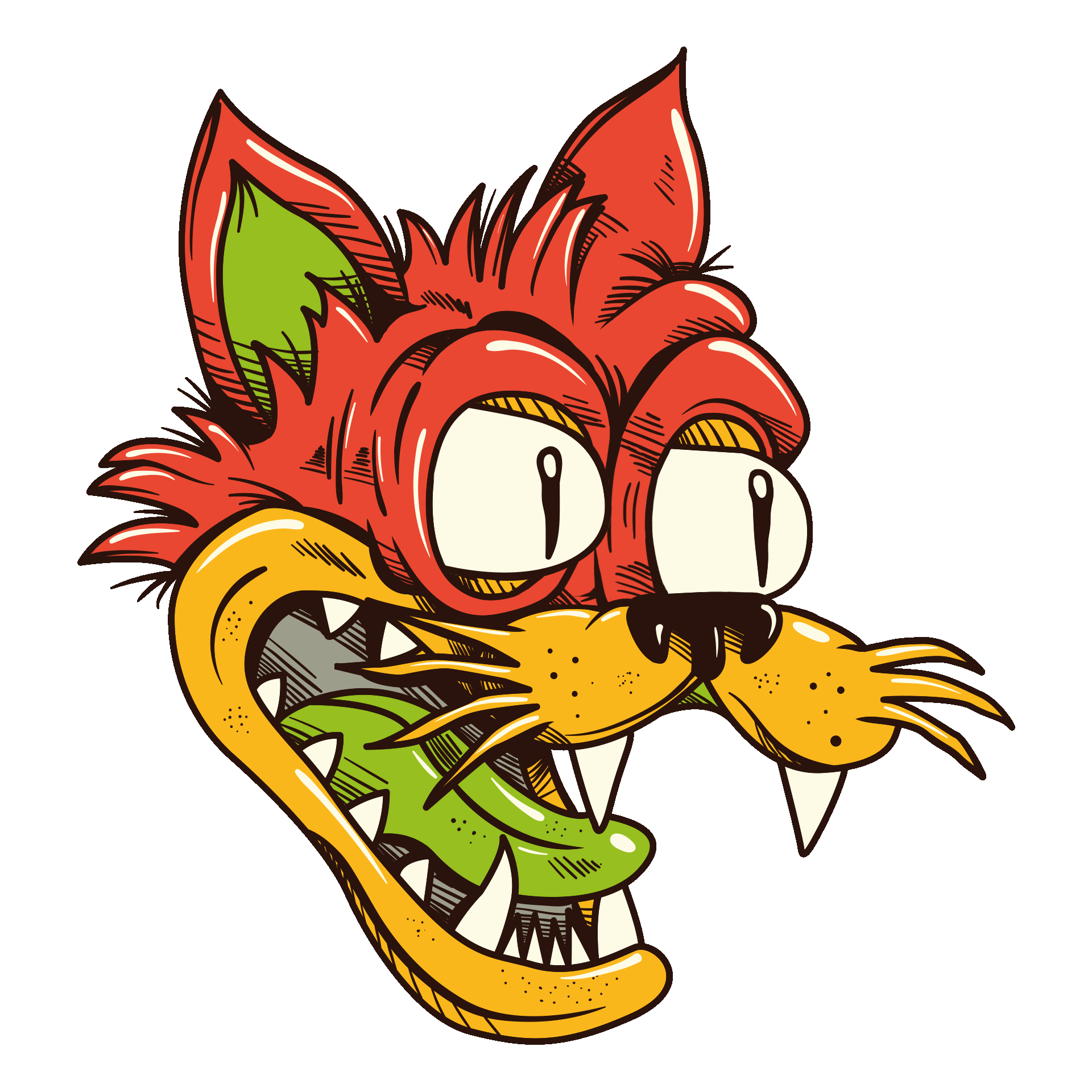 Cat Eyes Sticker by El Mutante for iOS & Android | GIPHY