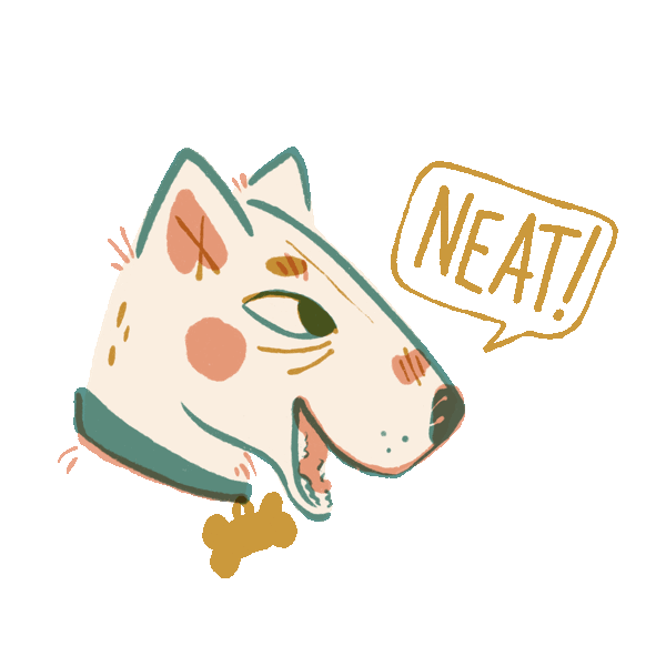 Dog Good Job Sticker by Alex Gold Art for iOS & Android | GIPHY