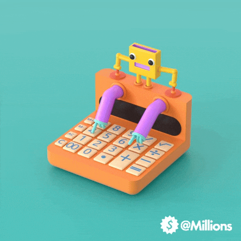 Loop Calculate GIF by Millions - Find & Share on GIPHY