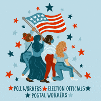 Thank You Election Heroes by INTO ACTION | GIPHY