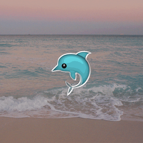 New trending GIF tagged beach emoji spinning sunset… | Trending Gifs