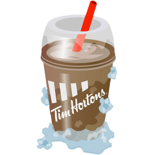 Iced Coffee Sticker by Tim Hortons UK & IE for iOS & Android | GIPHY